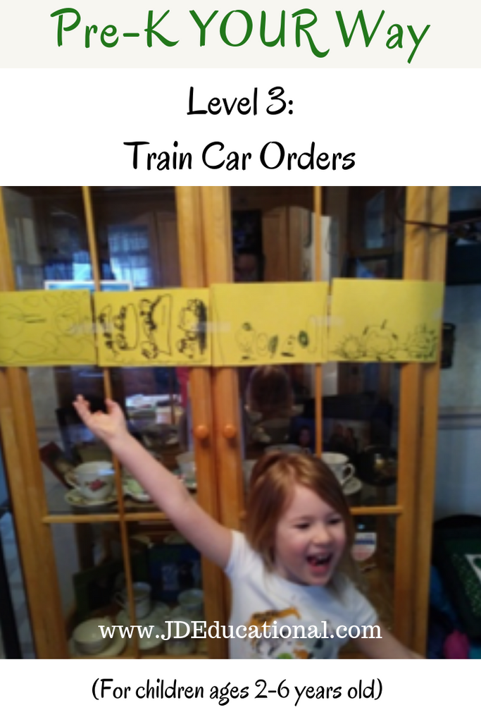 Pre-K YOUR Way: Train Car Ordinal Numbers – JDEducational