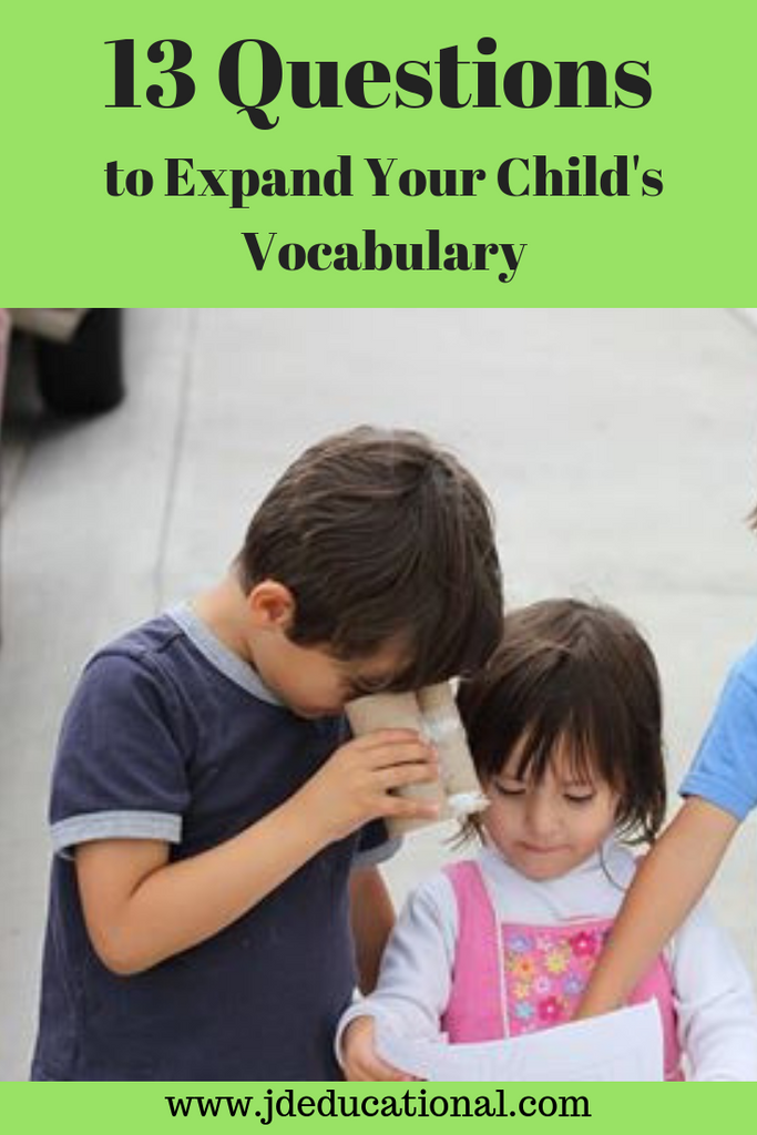 13 Questions to Expand Your Child's Vocabulary – JDEducational