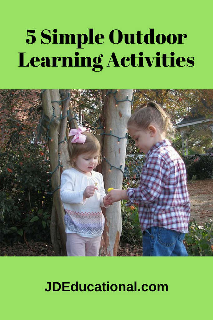 5 Simple Outdoor Learning Activities – JDEducational