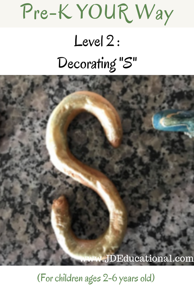 Pre-K YOUR Way: Decorating Letter "S" – JDEducational