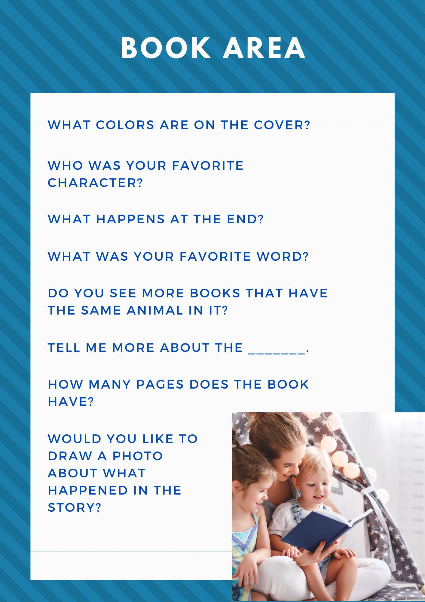 Classroom Posters: Open Ended Center Questions – JDEducational