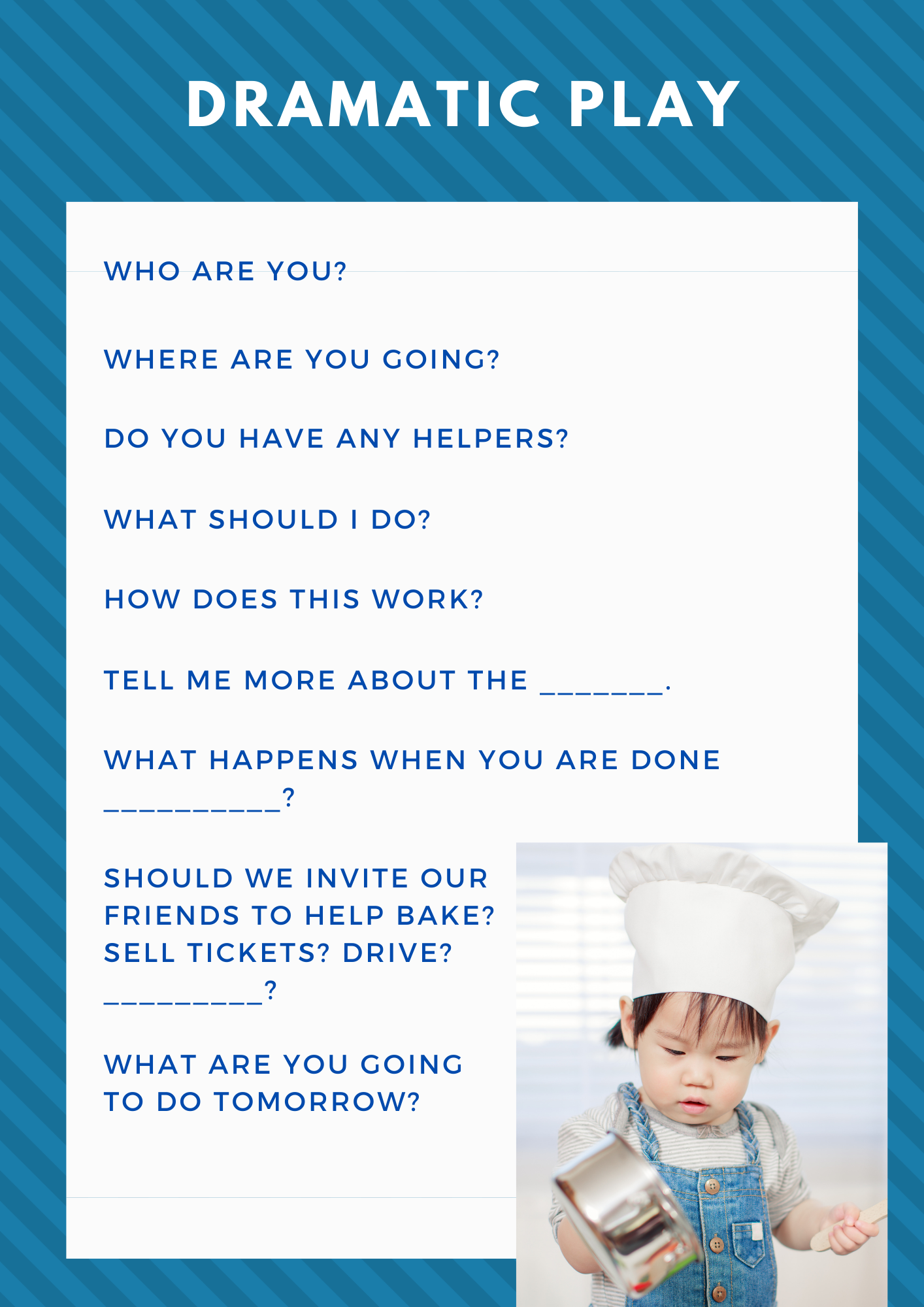 Classroom Posters: Open Ended Center Questions – JDEducational