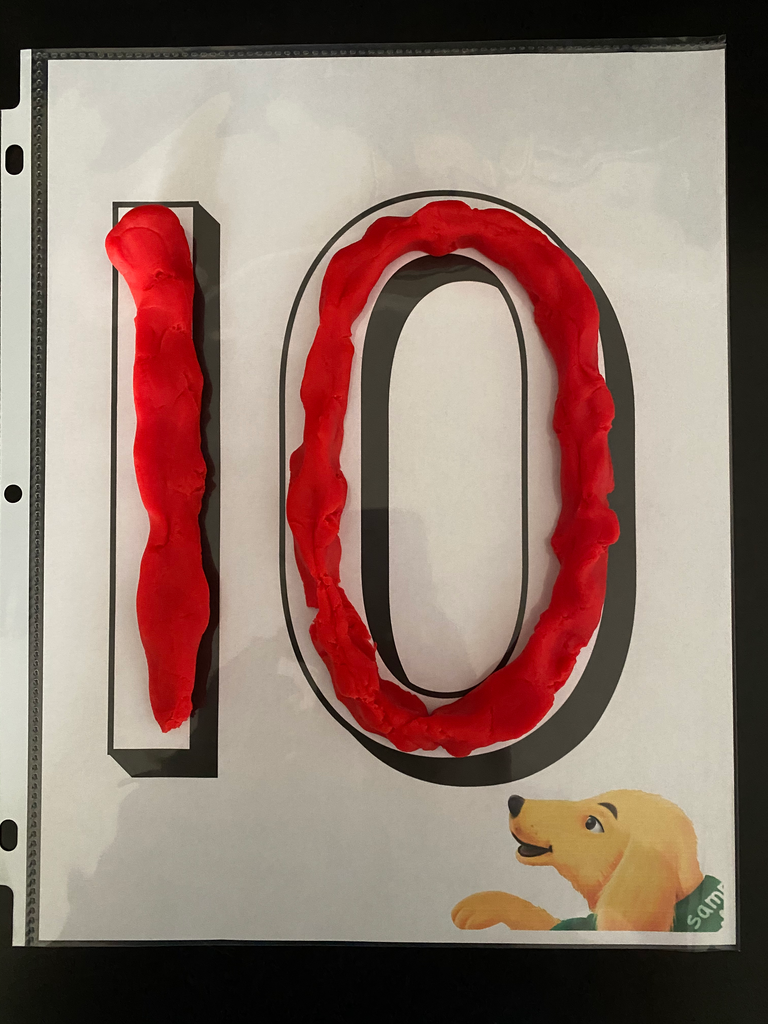 Sammy Play Dough Numbers and Counting – JDEducational