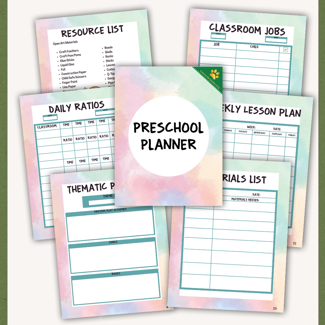 The Ultimate Preschool Planner (PDF) – JDEducational